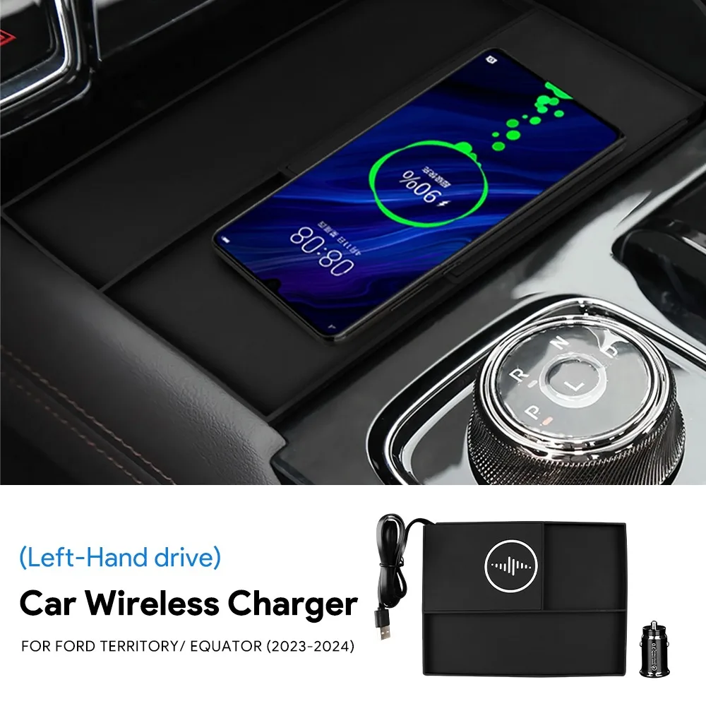 Car Wireless Charger Pad Stable Fast Charging For Ford Territory ...