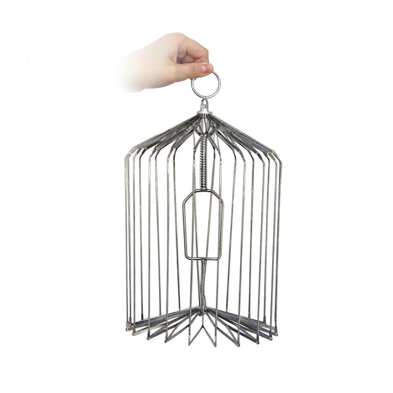 Appearing-Bird-Cage-Stage-Magic-Tricks-Silver-Small-Size-Magician-Stage ...
