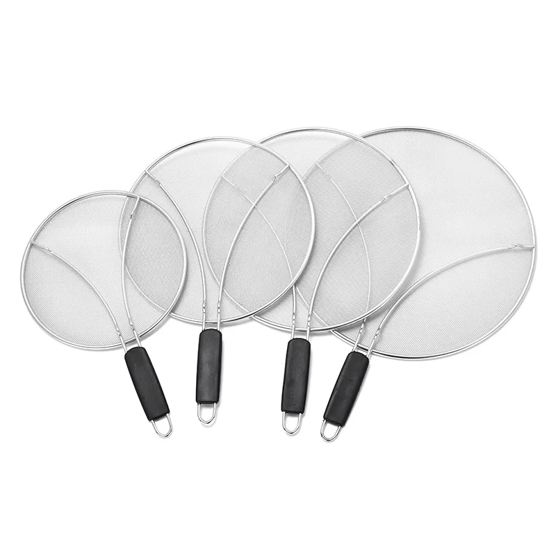 Round-BBQ-Net-Grill-Stainless-Steel-Fine-Mesh-Frying-Pans-Accessories ...
