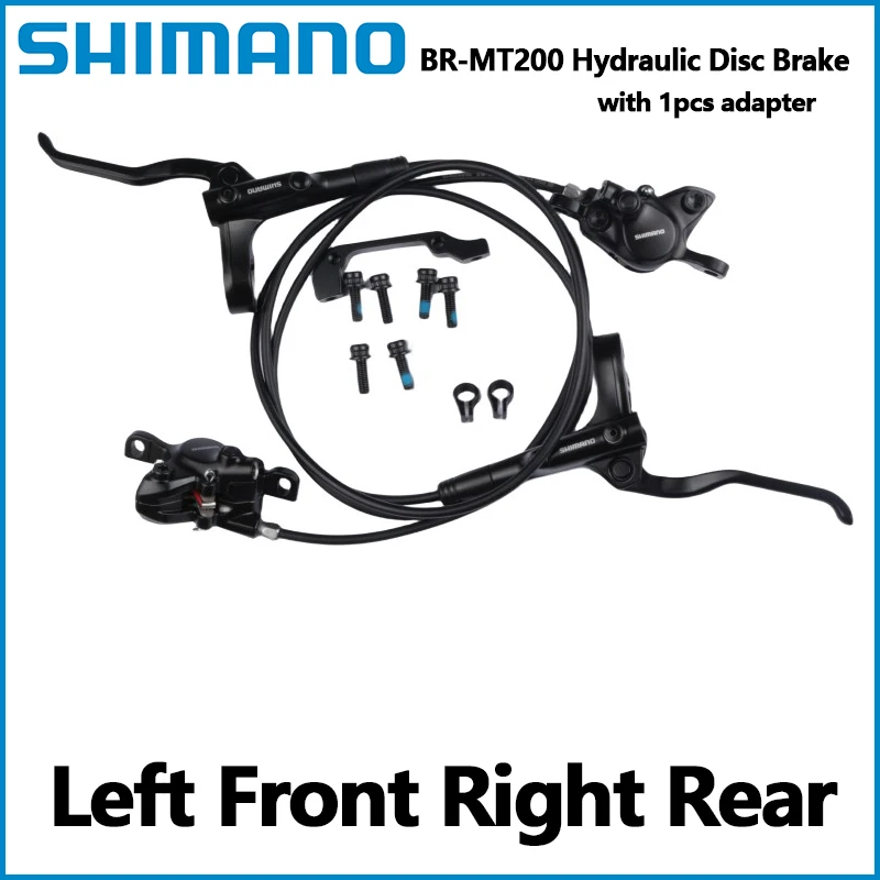Shimano-MT200-BL-Hydraulic-Disc-Brake-With-Brake-Pads-Left-Front-Right ...