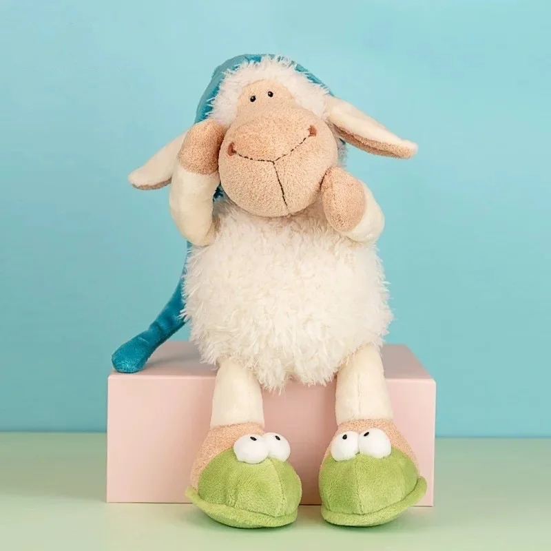 Cartoon-Plush-Toy-for-Children-Muito-fofo-Sleepy-Sheep-Creative-Stuffed ...