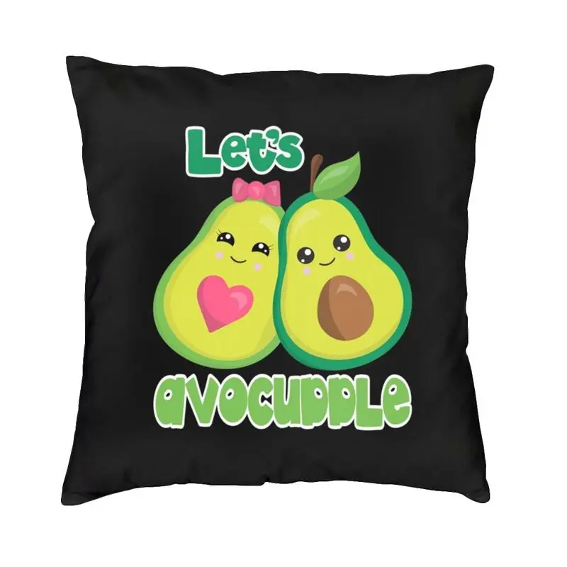 Cartoon-Avocado-Couple-Gift-Cushion-Cover-45x45cm-Decoration-3D ...