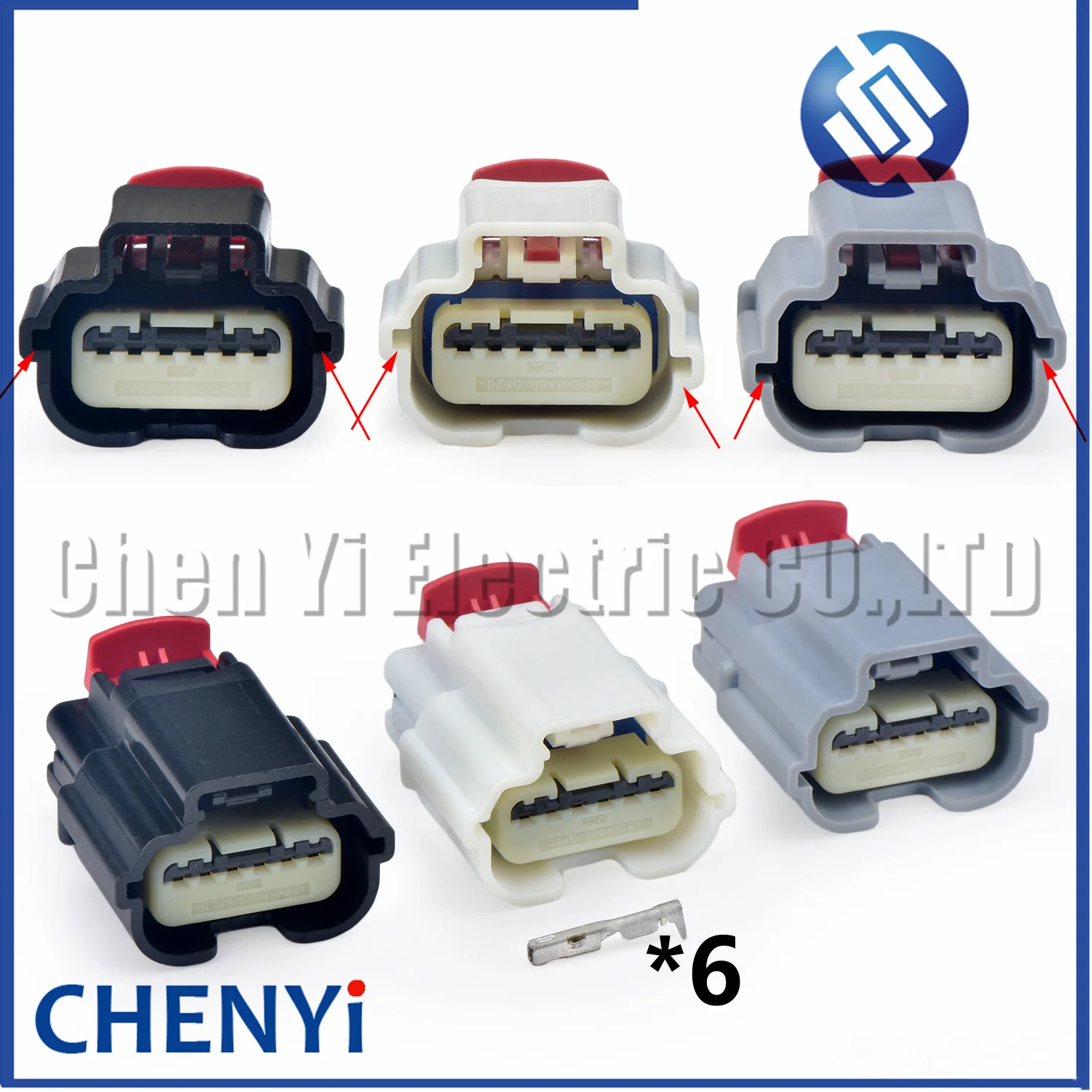 6 Pin auto Connector Brake Pedal Position Sensor Plug 31402-6110 31404 ...