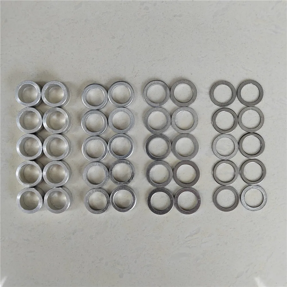 10PCS-MTB-Road-Bicycle-Chainring-Bolts-Gasket-0-5mm-1mm-2mm-5mm-Bike ...