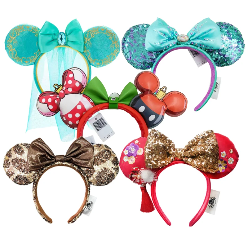Diadema-con-orejas-de-Mickey-y-Minnie-Mouse-de-Disney-para-ni-os-y ...