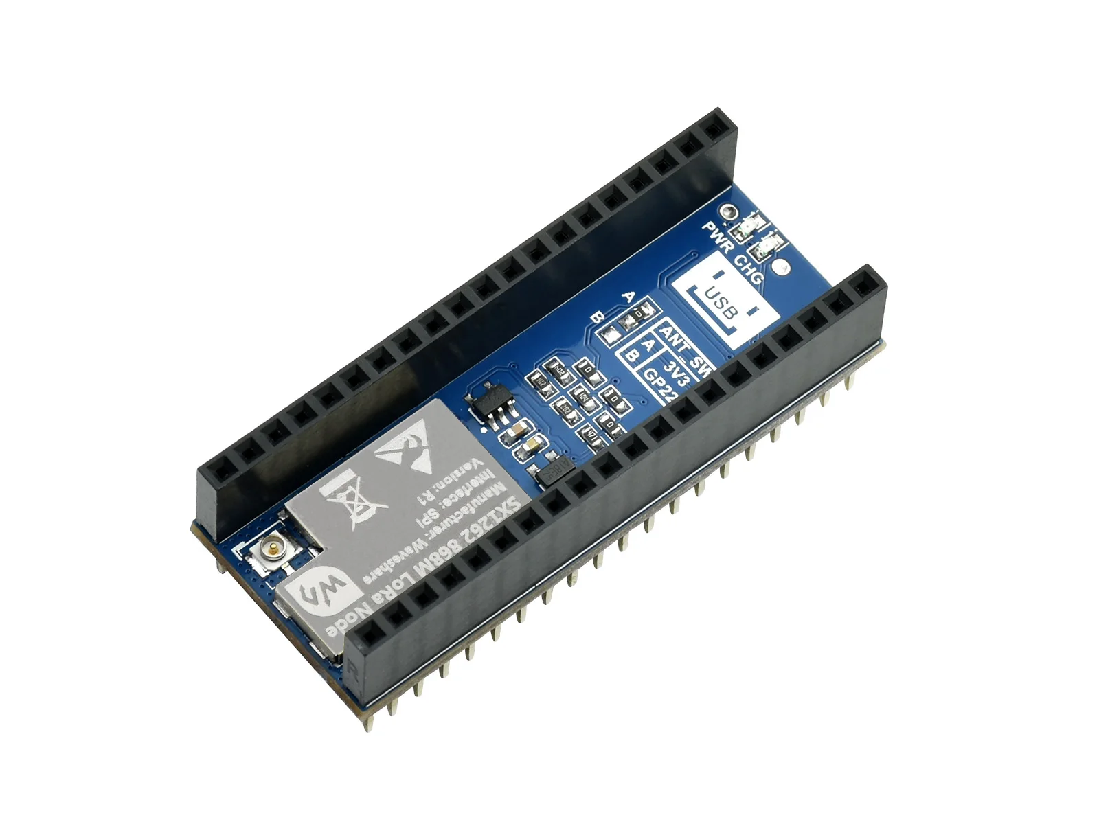Waveshare-lora Node Module Para Raspberry Pi Pico Lorawan Escolha De ...