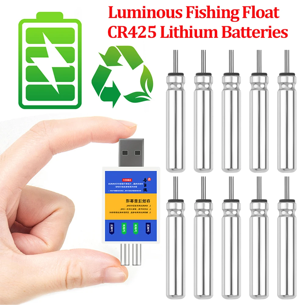 Electronic-Floats-CR425-Lithium-Batteries-Luminous-Fishing-Float-USB ...