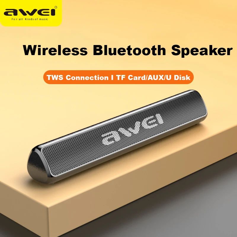 Awei-Y333-Wireless-Bluetooth-Speaker-Stereo-Sound-Subwoofer-For-Home ...