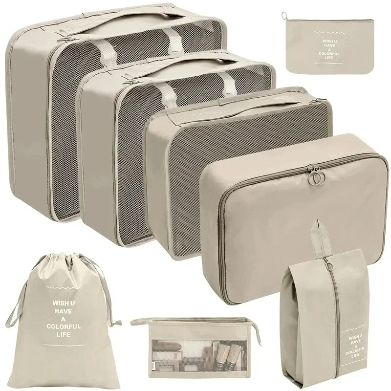 Set Travel Organizer Storage Bags Suitcase Packing Cubes Set Cases ...