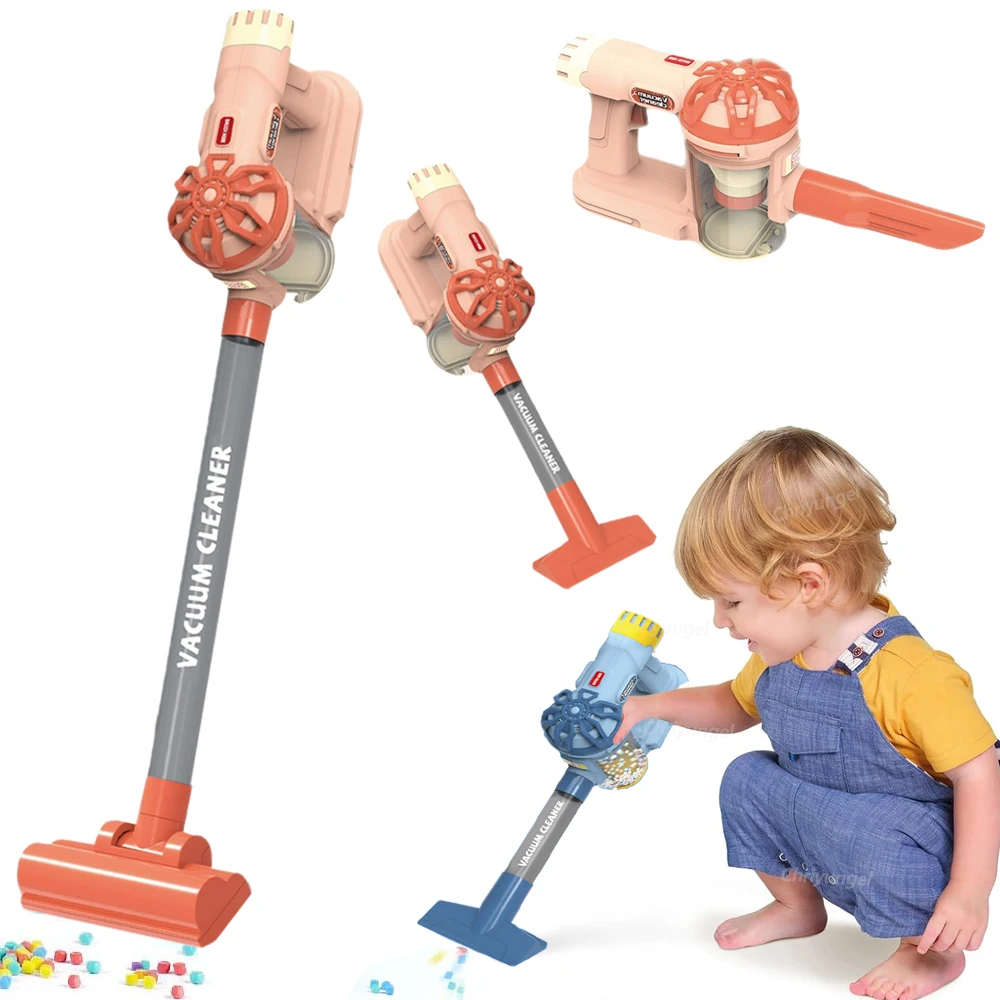 Simulation Electric Vacuum Cleaner Set for Toddlers Kids Pretend Play ...