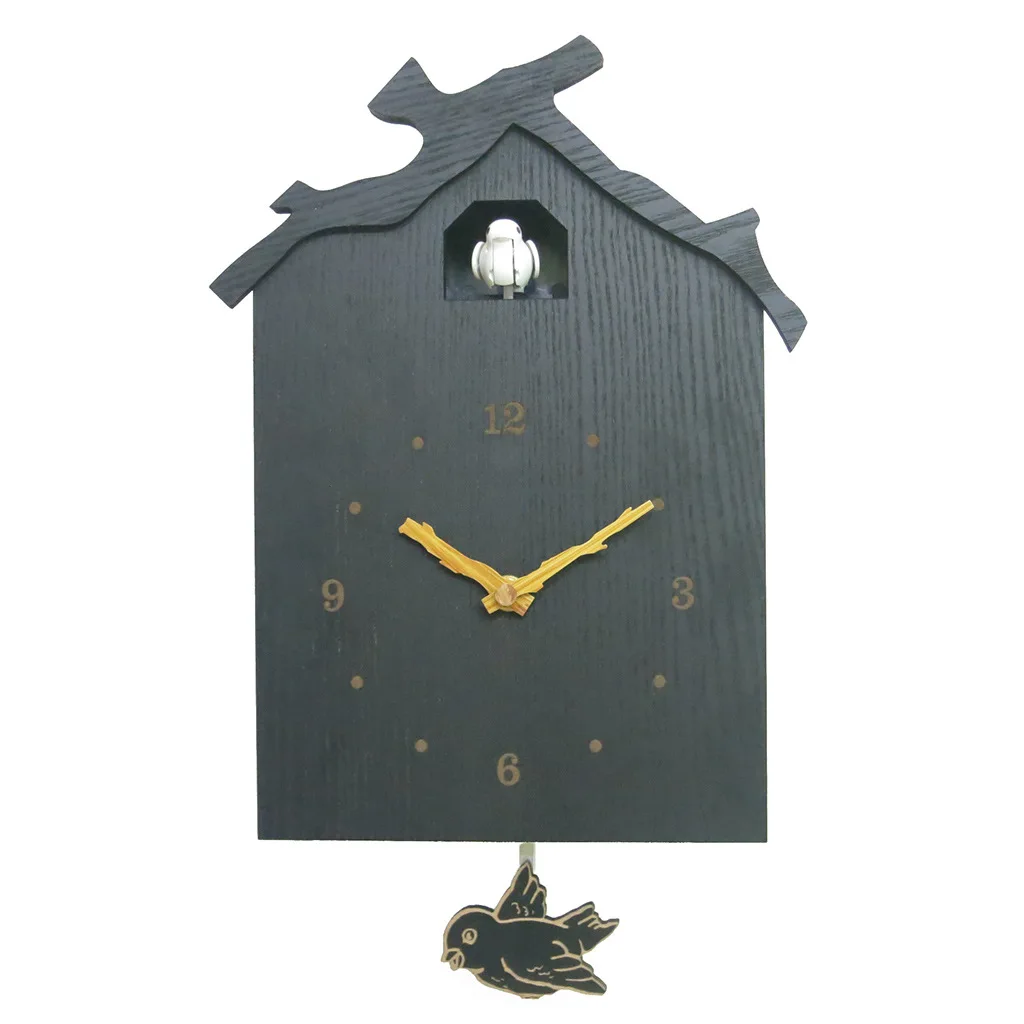 Cuckoo-Cuckoo-Clock-Creative-Personality-Whole-Point-Time-Swing-Wooden ...