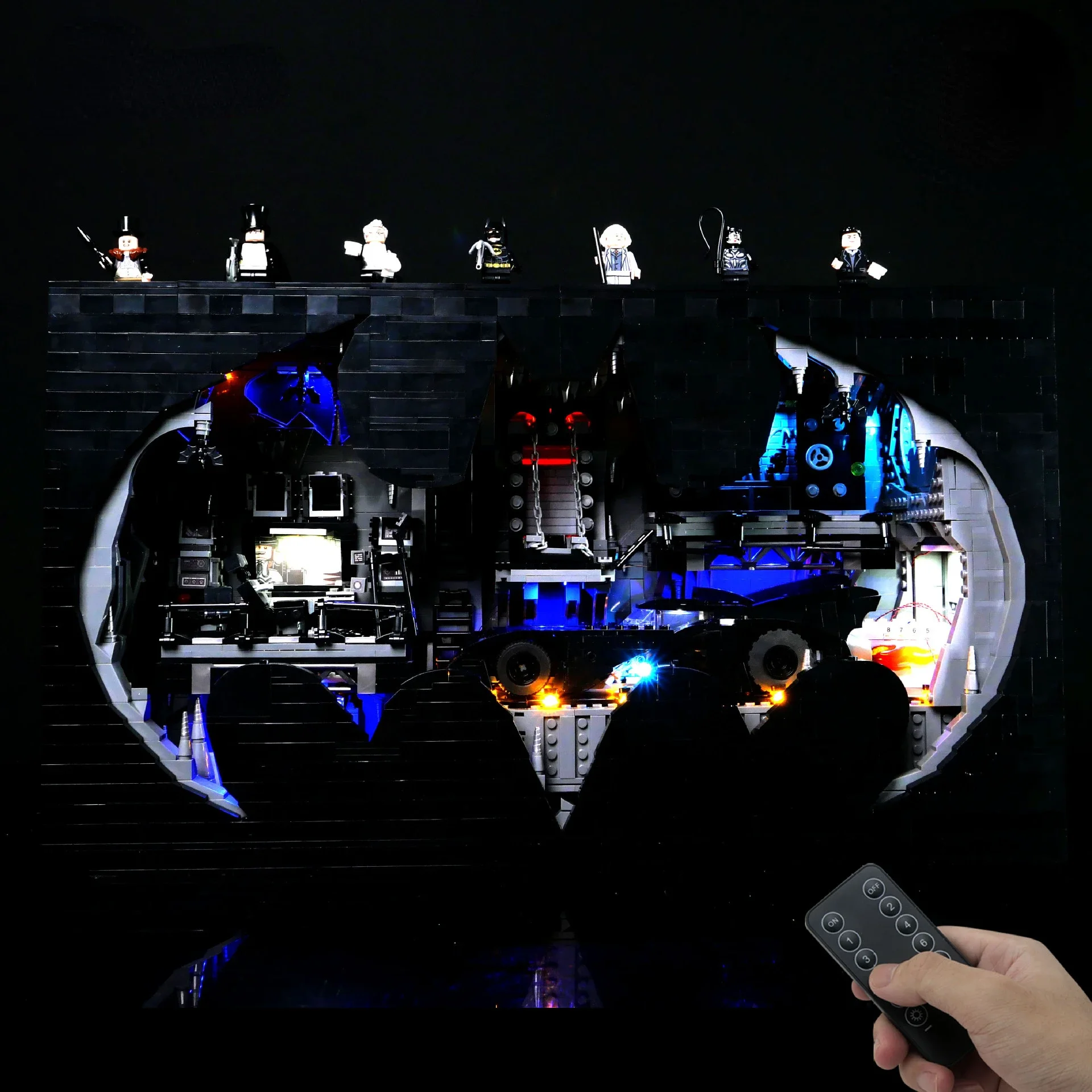 Not Included Building Blocks LED Light Kit for Batcave Shadow Box 76252 ...