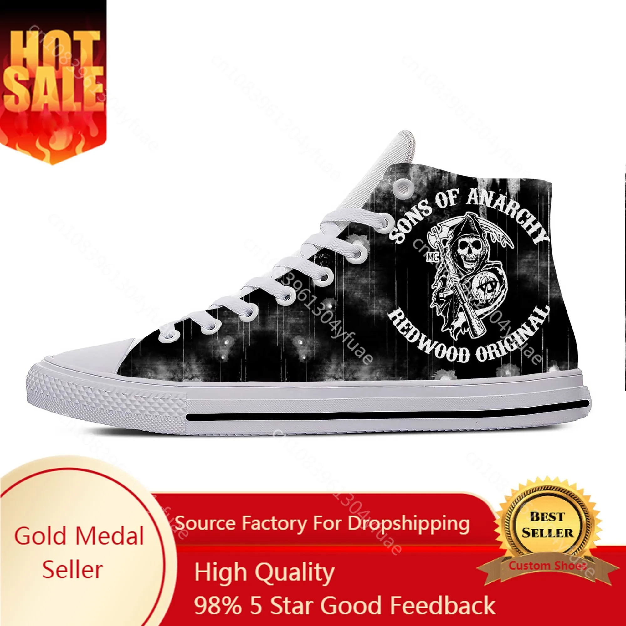 Sons-of-Anarchy-SAMCRO-SOA-Anime-Cartoon-Comic-Casual-Cloth-Shoes-High ...