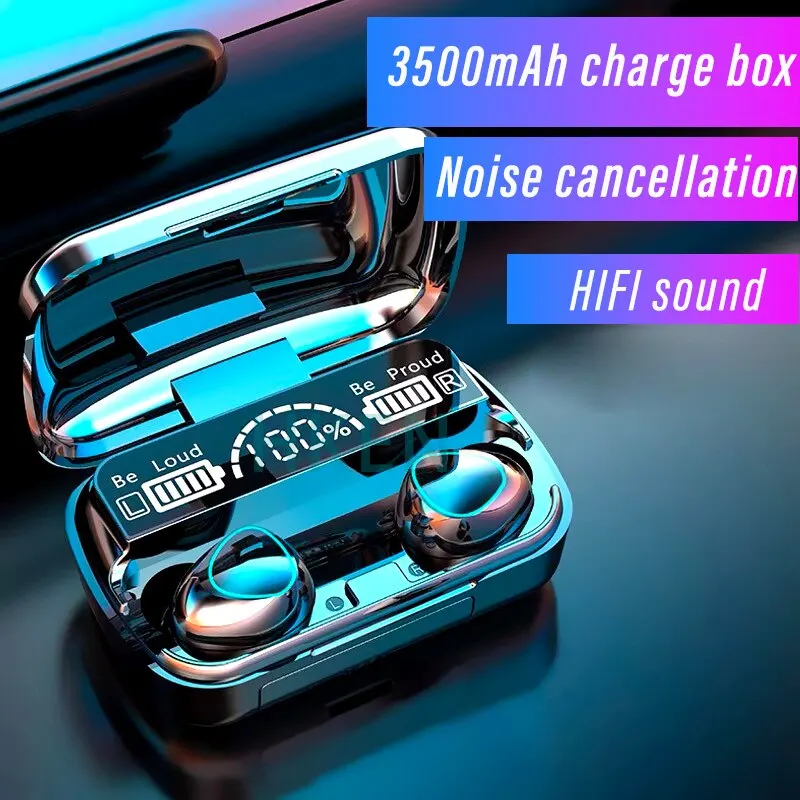 TWS Wireless Bluetooth Headset with 3500mah Charge Box for Phone ...