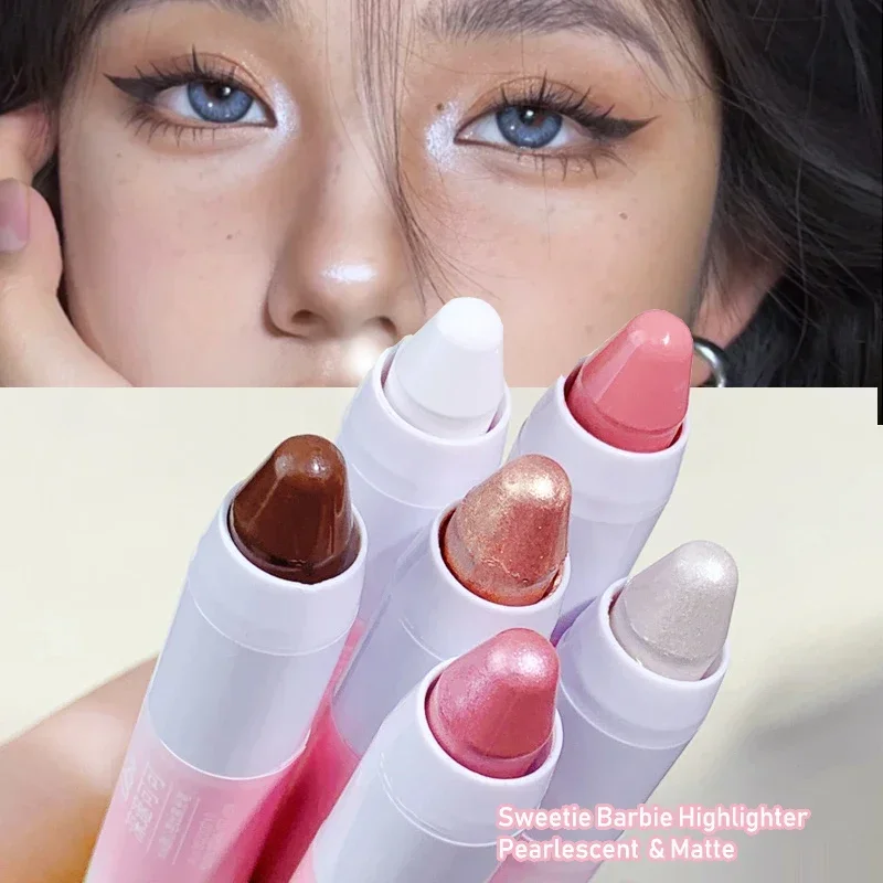 Eye-head-Glitter-White-Highlighting-Stick-Truncated-Makeup-Smooth ...