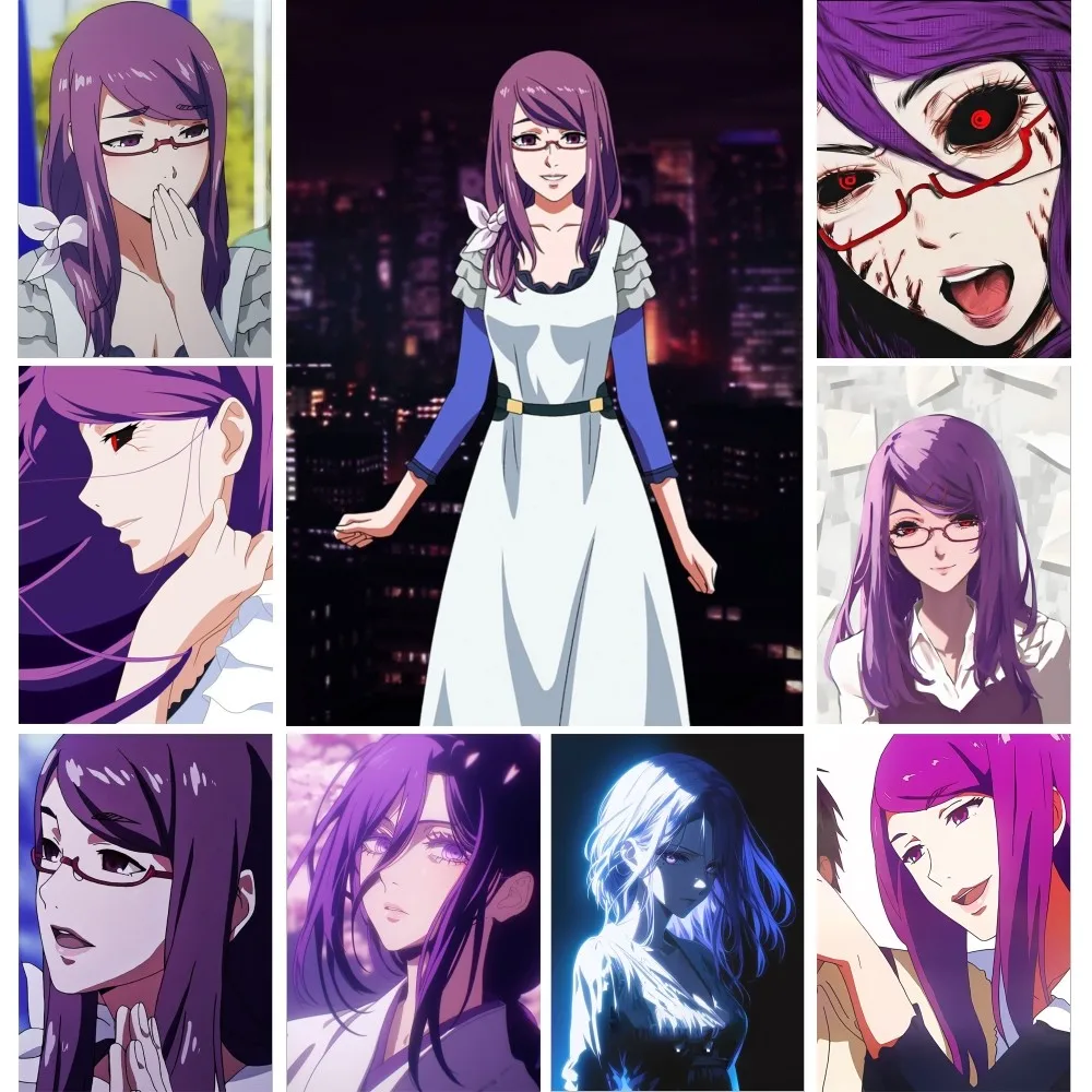 Rize Anime Character Poster: The Ultimate Wall Decor for Tokyo Ghoul Fans