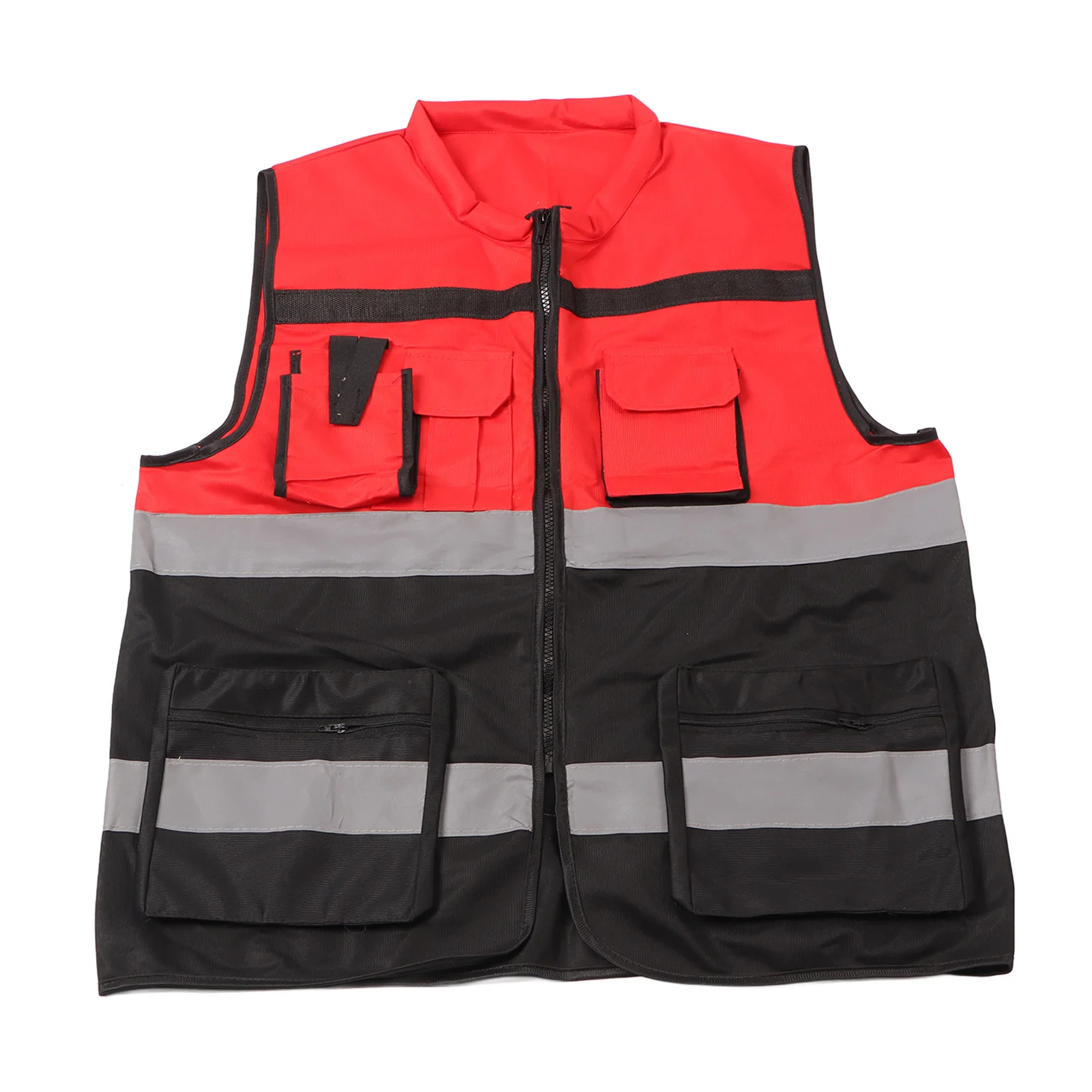 High-Visibility-Construction-Work-Vest-Waterproof-Safety-Reflective ...