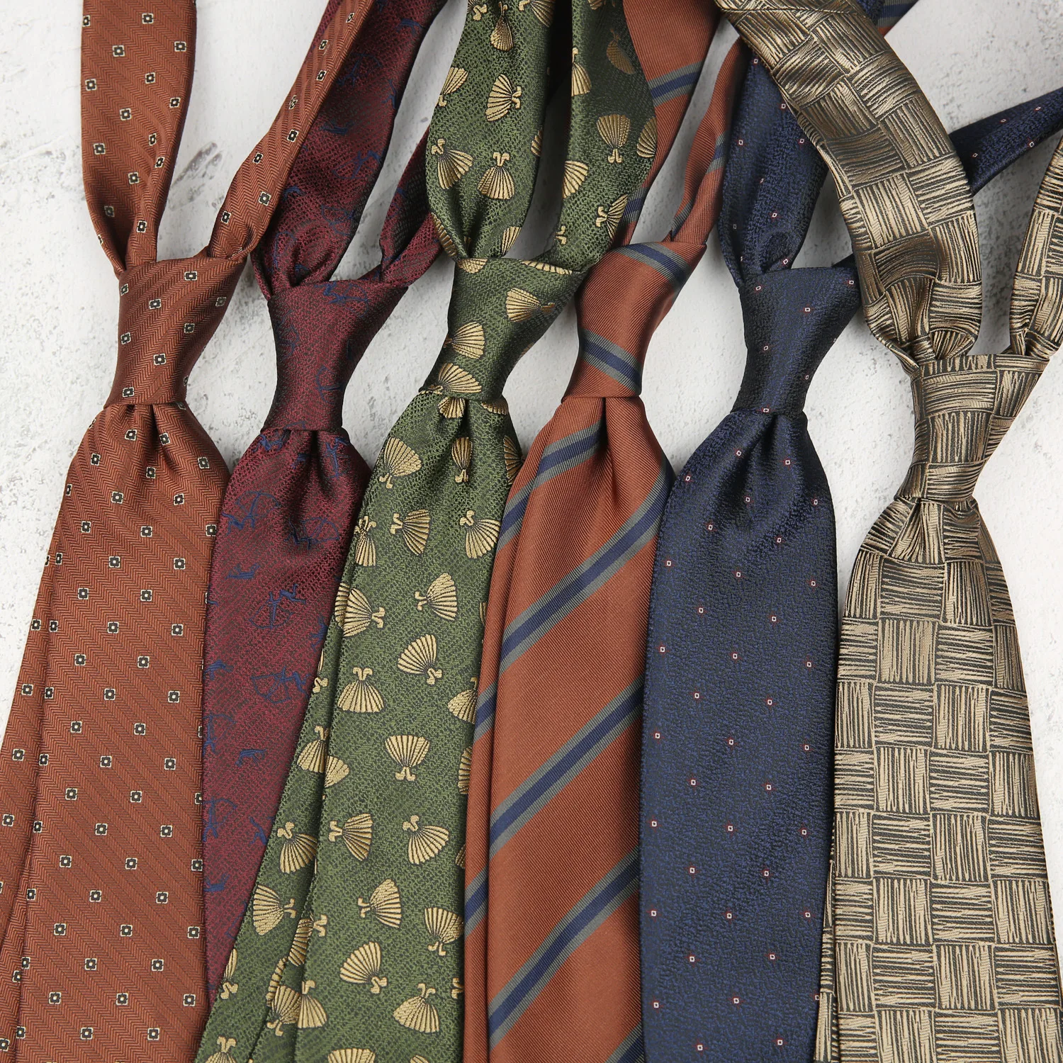 Linbaiway Vintage Male Business Ties Necktie for Men's Wedding Party ...