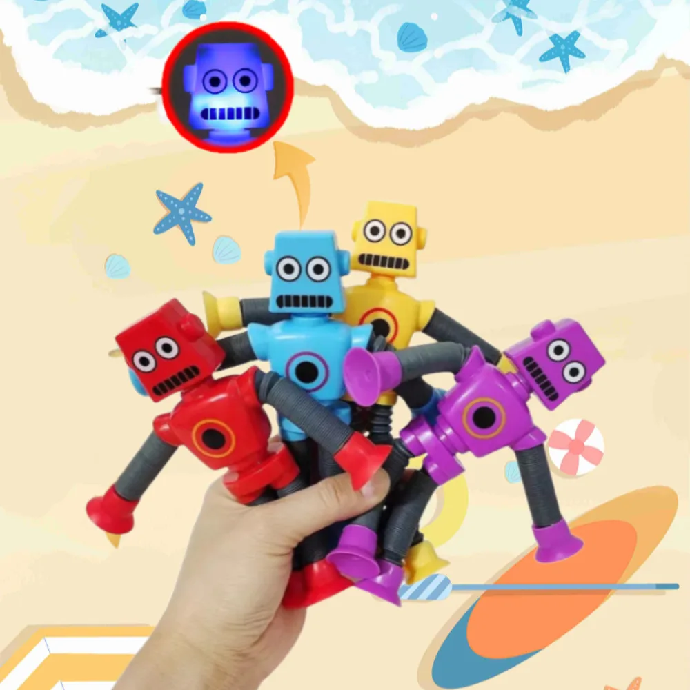 Stretchy-Suction-Cup-Robot-Toy-Children-Shape-Changing-Telescopic-Pop ...