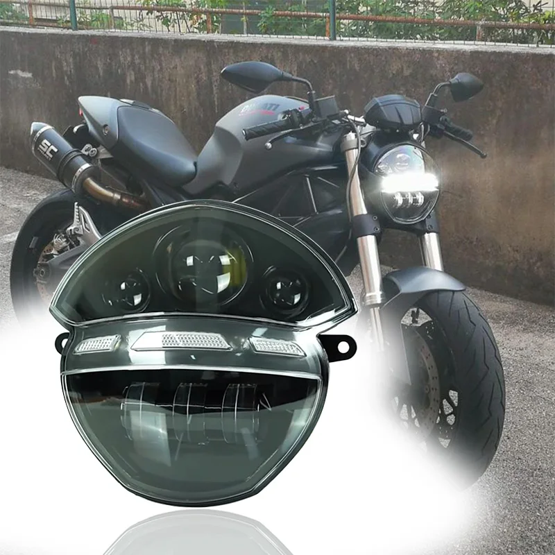 Headlight For Ducati Monster 695 696 795 796 1100 1100S Motorcycle ...