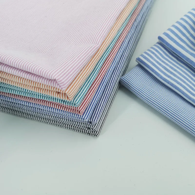 Striped-Fabric-By-The-Meter-for-Costume-Shirts-Pants-Sewing-Pure-Cotton ...