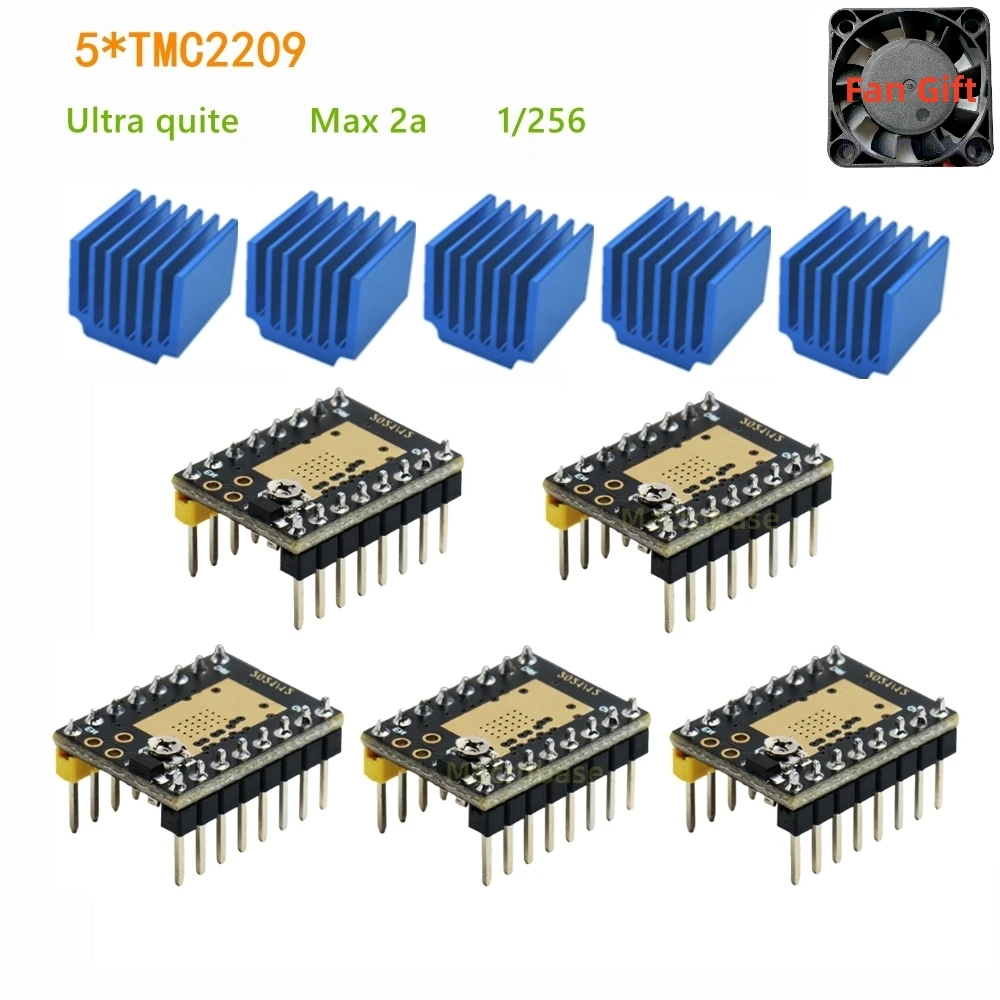 Nema-17-stepper-driver-TMC2209-controller-silent-engine-stepping-module ...