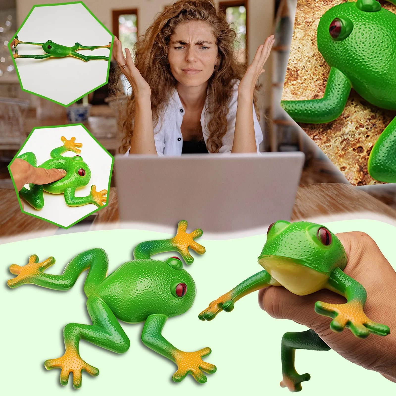 Simulation-Frogs-Model-Decoration-Creative-And-Tricky-Vent-Frogs-Toy ...