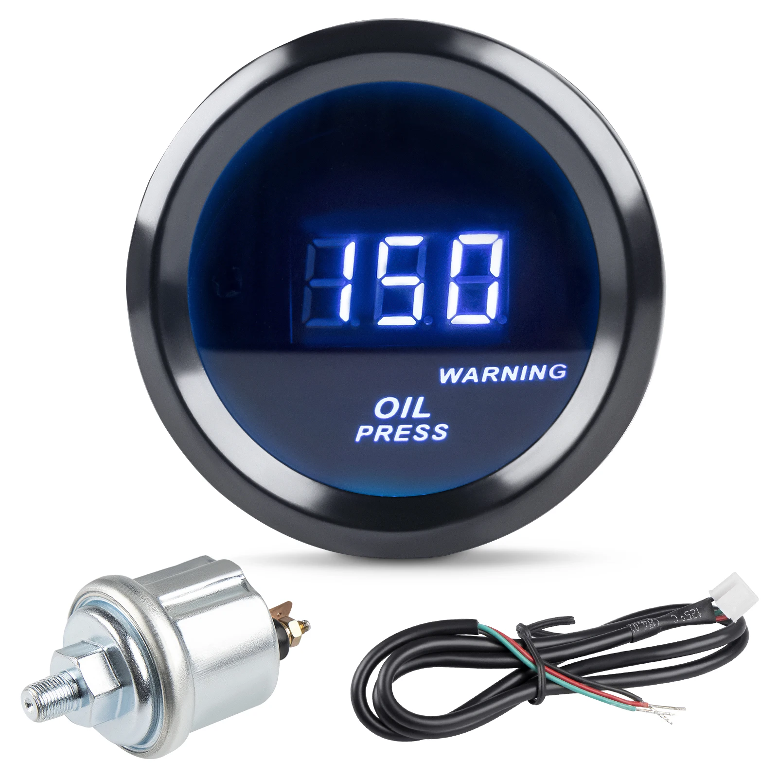 52mm-12V-Universal-Auto-Car-Oil-Pressure-Gauge-0-150PSI-Oil-Press-Gauge ...