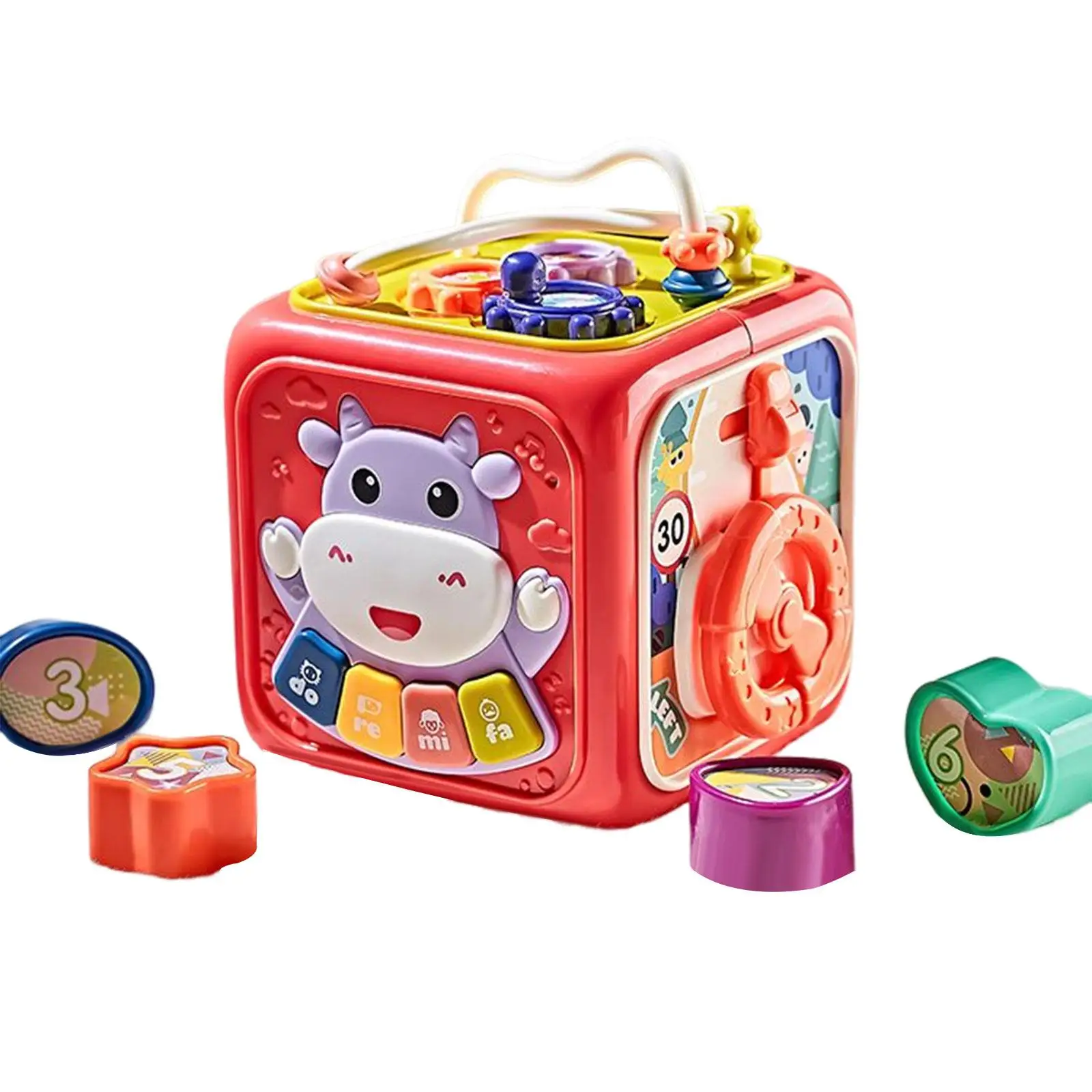 Musical Activity Cube Baby Musical Toys Multi Functions 6 Sided Activity Center for Age 1 Year Old 12 18 Months Boys Girls AliExpress