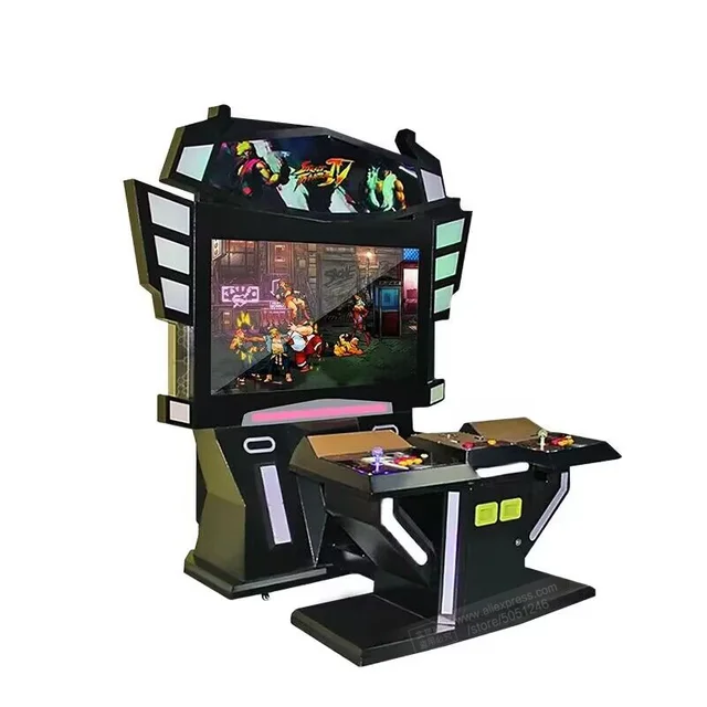 Adults Kids 55 Inch Screen Electronic Fighting Amusement Coin Operated ...