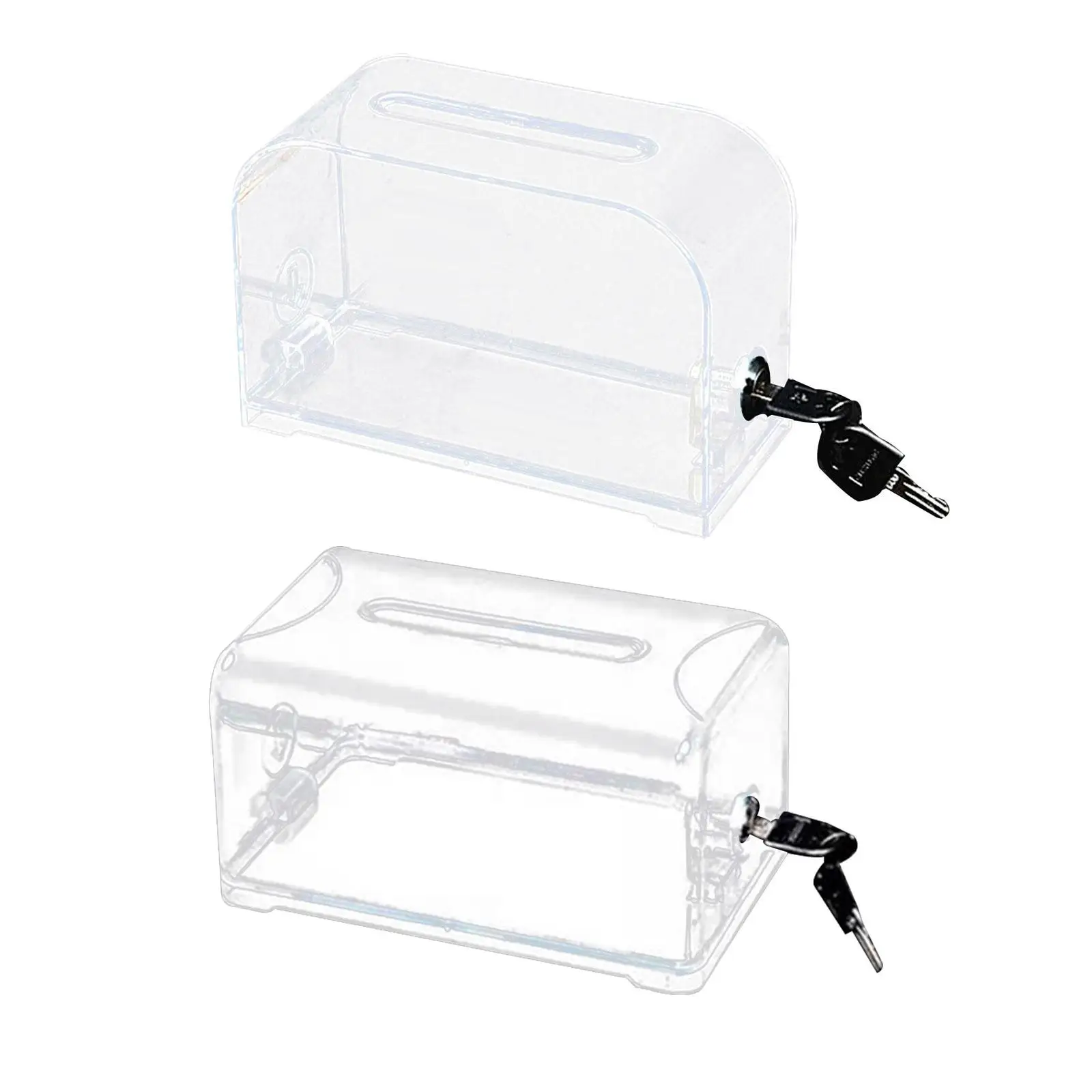 Clear-Voting-Box-Multifunctional-Acrylic-Donation-Box-for-Shop-Business ...