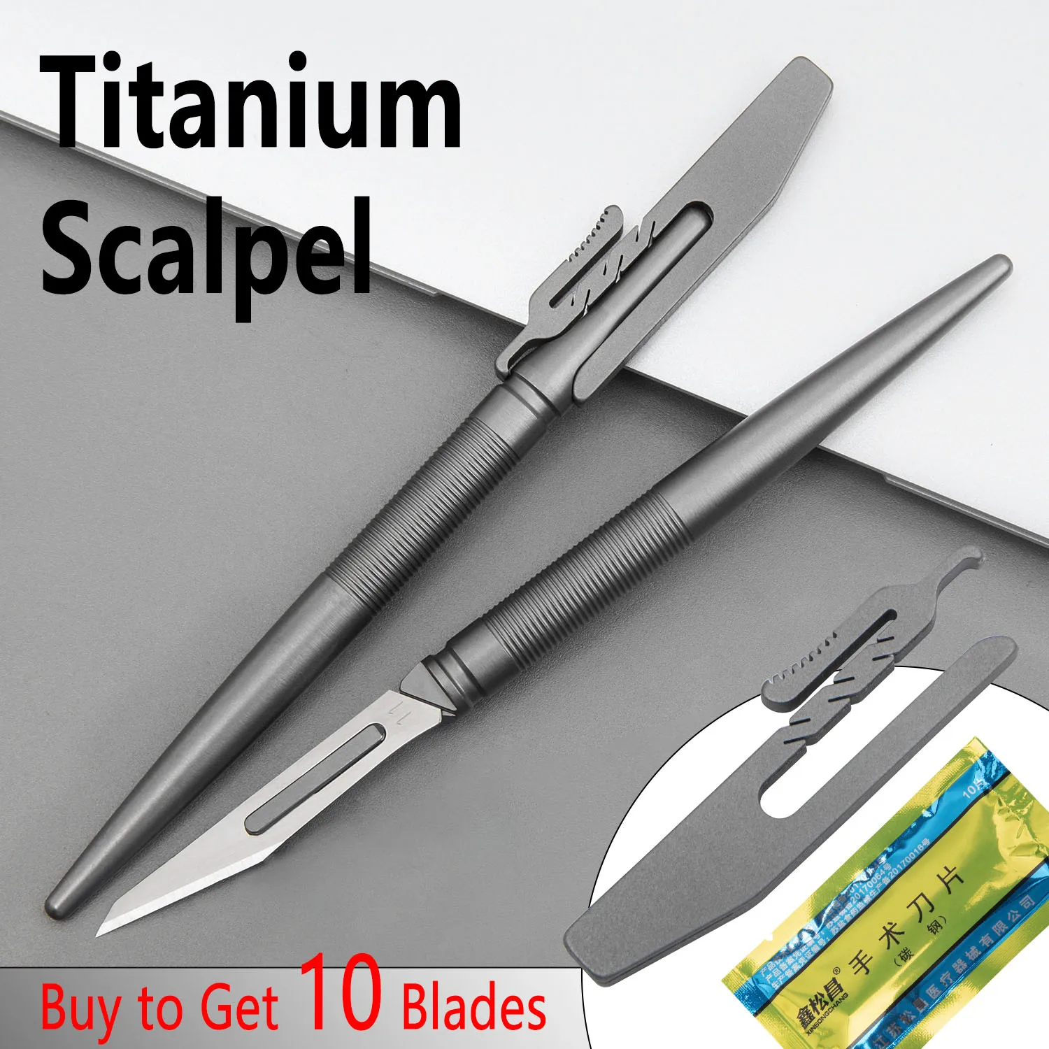 Titanium-Alloy-Scalpel-Thickened-Carving-Knife-Animal-Scalpel-New ...