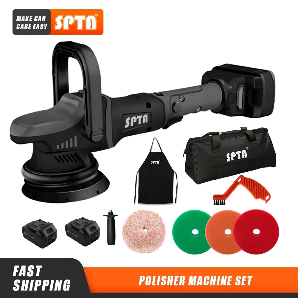 SPTA-18V-125mm-Cordless-Dual-Action-Car-Polisher-Orbit-Polishing ...