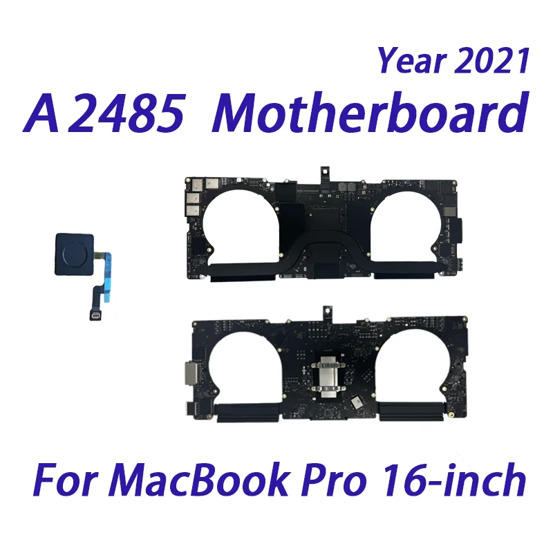 Tested MainBoard For MacBook Pro A2485 EMC3651 Logic Board 16" 8GB 16GB ...