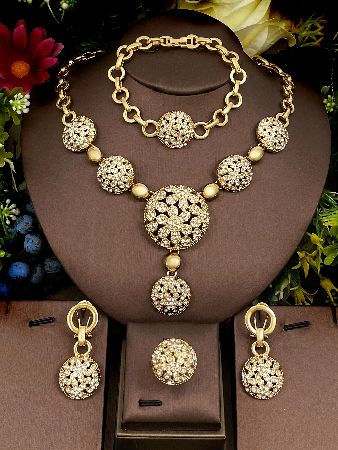 Dubai-Gold-Color-Luxury-Design-Jewelry-Set-18K-Gold-Plated-Women ...