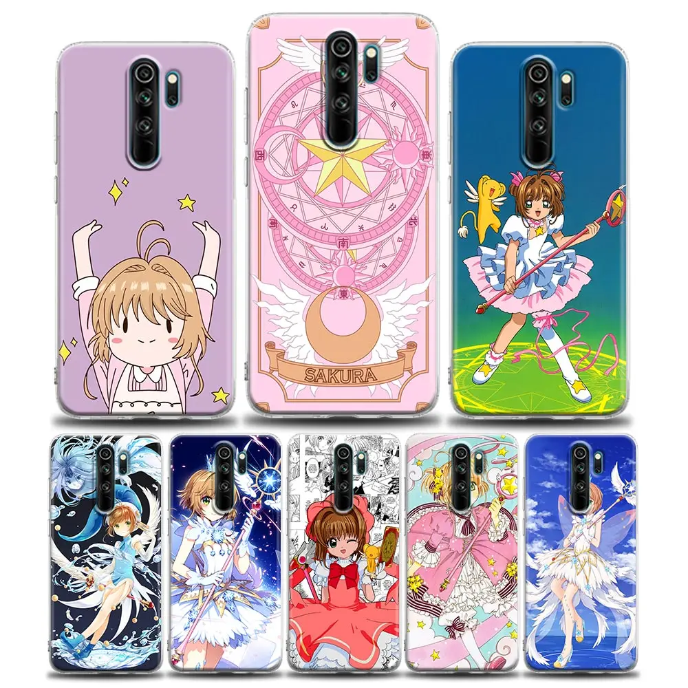 Anime-Girl-Card-Captor-Sakura-Case-For-Xiaomi-Redmi-Note-12Pro-11-10-9 ...