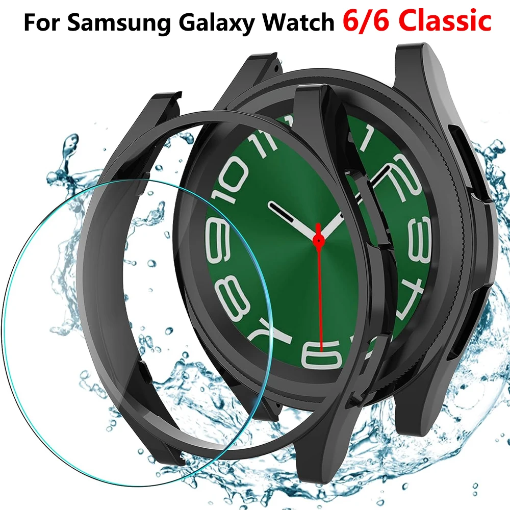 Cover-Glass-for-Samsung-Galaxy-Watch-6-40mm-44mm-PC-Case-Bumper-Screen ...