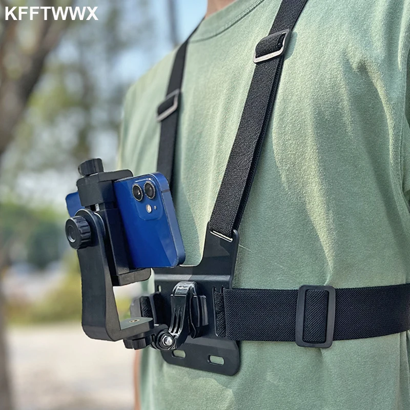Chest-Strap-Rotate-Phone-Mount-for-iphone-Smart-Phone-Belt-Body-Harness ...