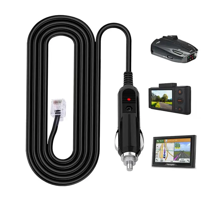 12V 2A Radar Detector Lighter to Rj11 Adapter Radar Detector Adapter ...