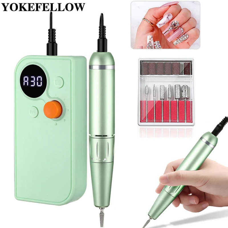 Portable-30000-35000RPM-Rechargeable-Nail-Drill-Machine-for-Acrylic ...