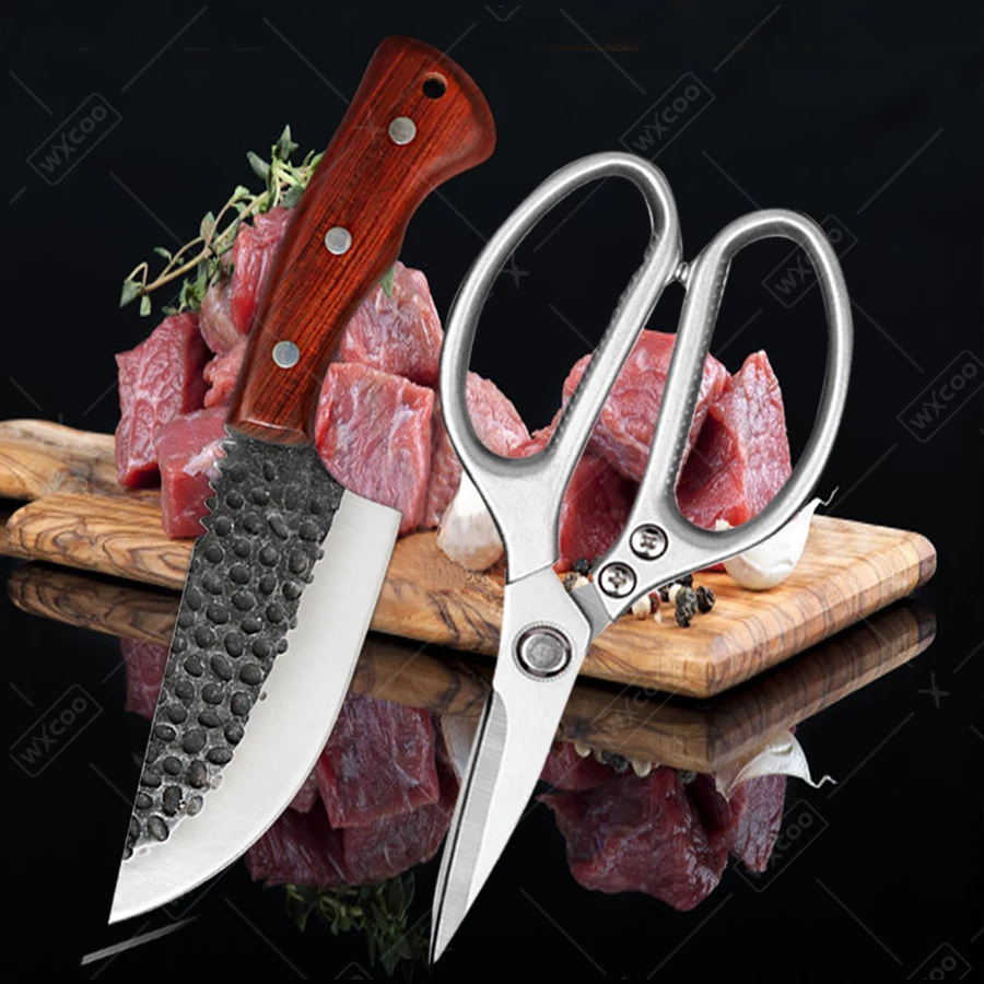 Japanese-Kitchen-Scissors-Knife-Set-Stainless-Steel-Butcher-Knife ...