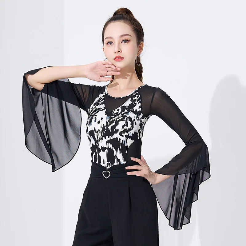 Mesh Patchwork Ballroom Rompers Standard Elegant Party For Women 2024 ...