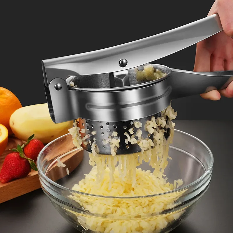 Stainless-Steel-Potato-Ricer-Masher-Fruit-Vegetable-Press-Juicer ...