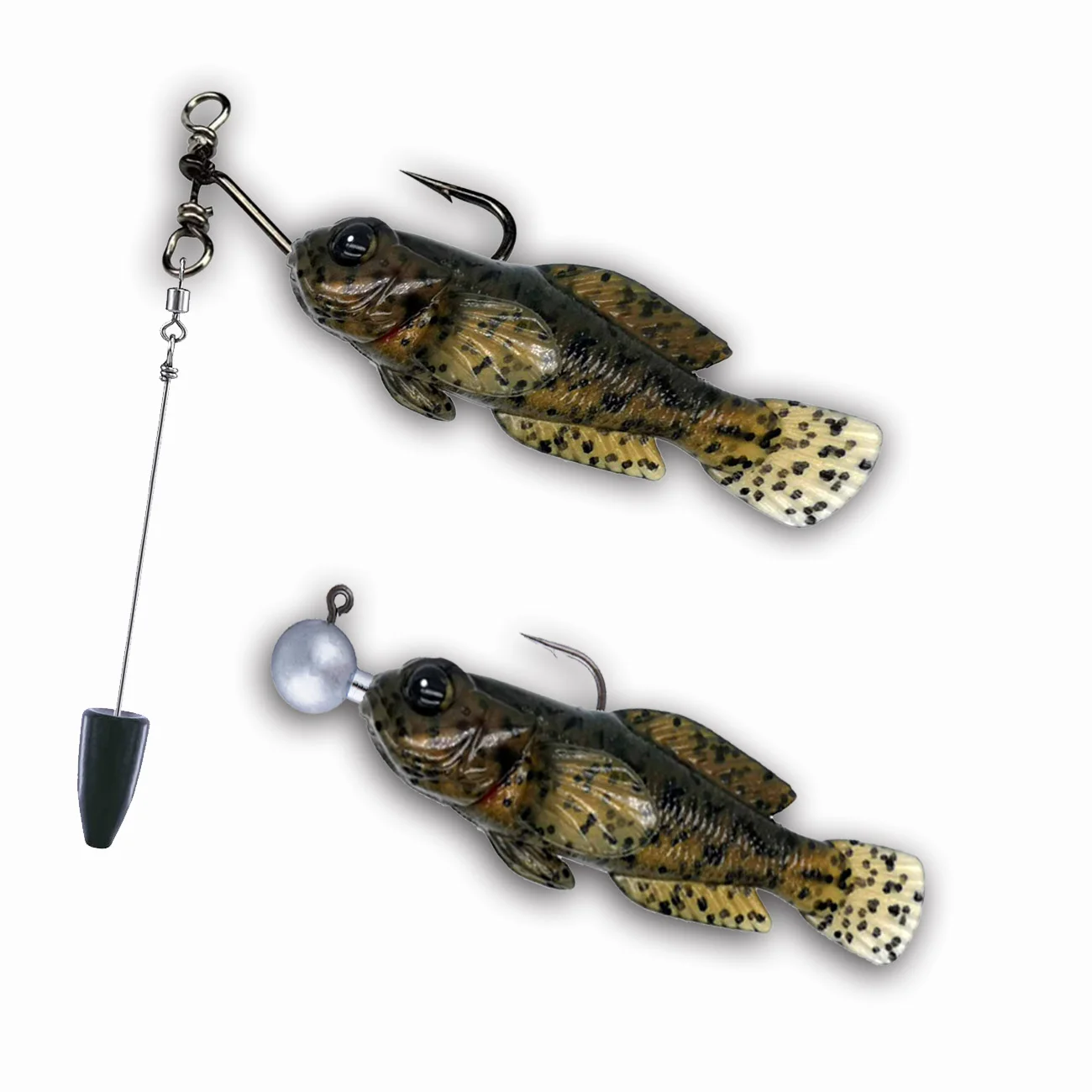 WATERBOY-Fishing-Lure-5pcs-pack-Goby-Softbait-Swimbaits-0-33oz-3inch-Reallistic-Finest-Detailed ...