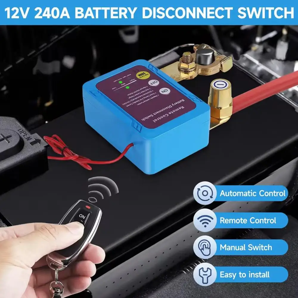 Remote Battery Disconnect Switch Auto Kill Switch Leakage Protection ...