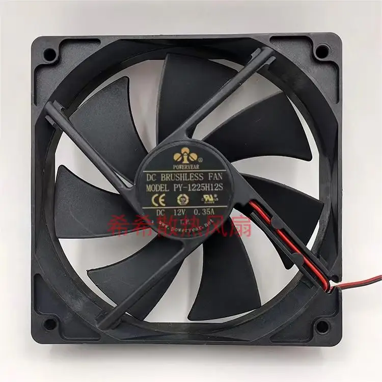 파워이어 PY 1225H12S 섀시 냉각 팬 12025, 120mm, 12V, 0.35A, 12cm| | - AliExpress