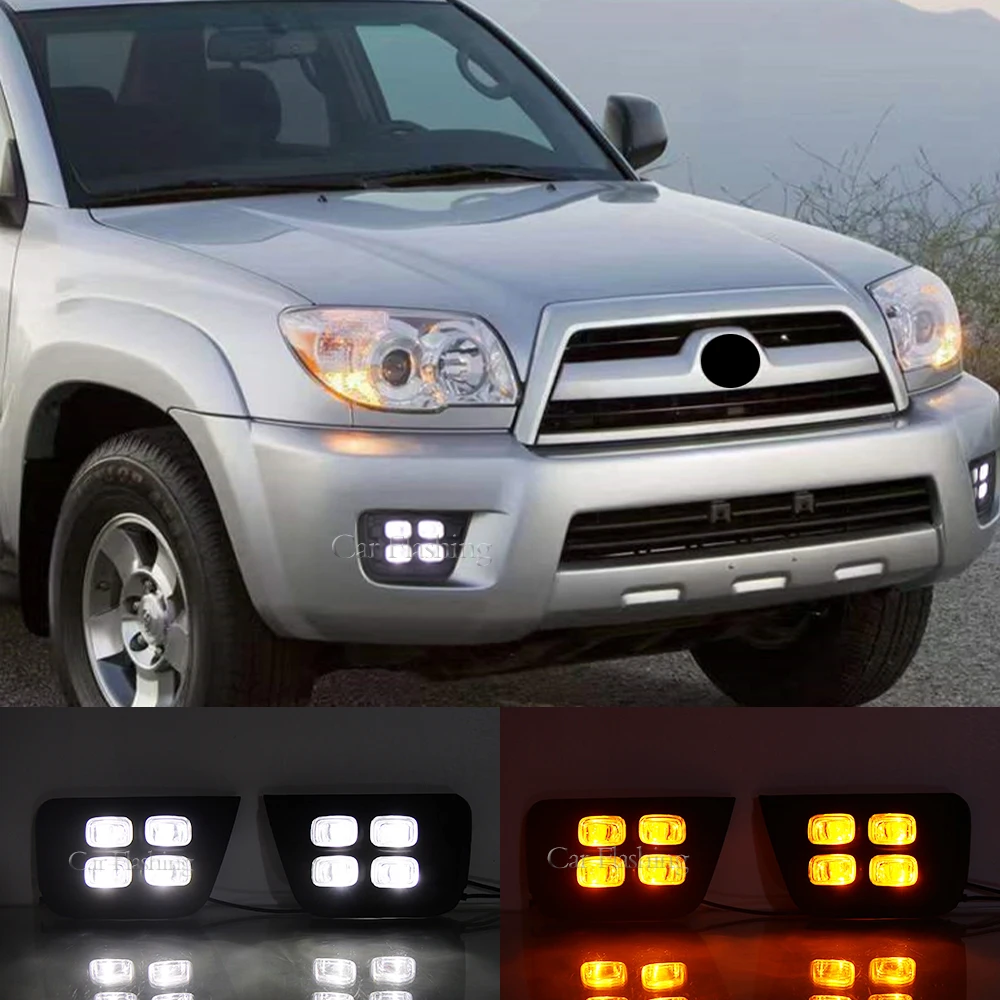 2PCS Car LED DRL Daylights For Toyota 4Runner N21 2006 2007 2008 2009 ...