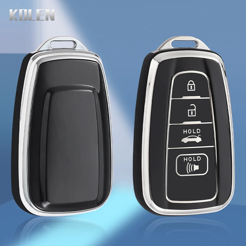 TPU Car Remote Key Case Cover Shell Fob For Toyota CHR Camry Corolla ...
