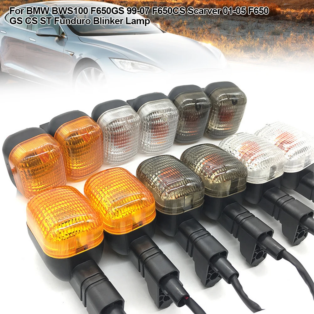 Motorcycle Front/Rear Turn Signal Indicator Light For BMW F650GS 99-07 ...