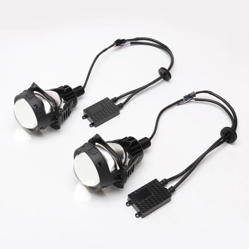 RR Car Auto Lighting 3 Inch Bi LED Lens Projector 5500k High Low Beam ...